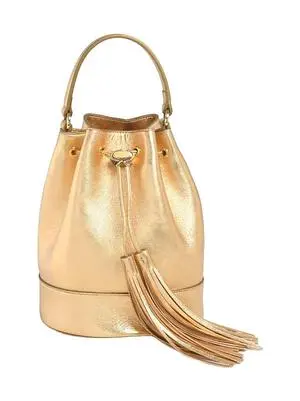 GIANVITO ROSSI Crossbody Sienna Bag Gold Leather