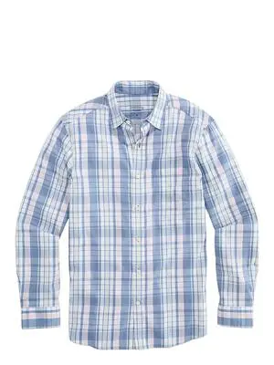 Vineyard Vines Beachcomber Plaid Performance Shirt - Summer Eveneing
