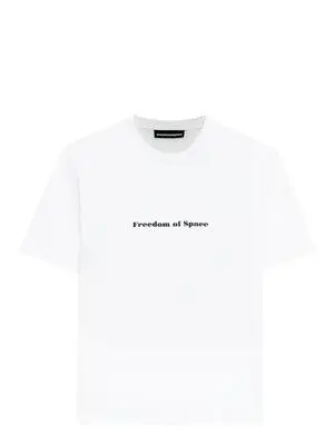 FREEDOM OF SPACE Short-sleeve T-shirt - White
