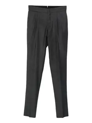 PT TORINO Pleated Wool Trousers - Grey