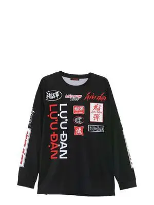 LỰU ĐẠN Printed Sweatshirt - Black