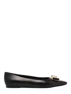 FERRAGAMO Vara Bow Ballet Flats - Black