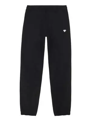 IUTER Logo Cotton Track Pants - Black