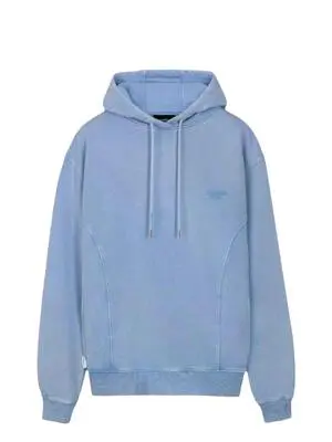 HOMIES MARBELLA Drawstring Cotton Hoodie - Blue
