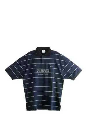 Vetements Striped Polo Shirt - Blue