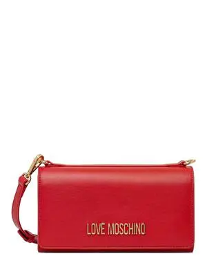 Moschino Logo-lettering Crossbody Bag - Red