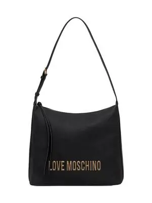 Moschino Logo-detail Shoulder Bag - Black