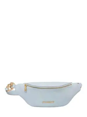 Moschino Logo-plaque Zip Belt Bag - Blue