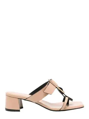 DONNARÌ Buckle Sandals - Neutrals