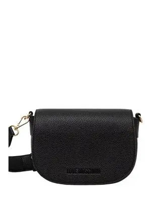 Moschino Mini Satchel With Logo Lettering - Black