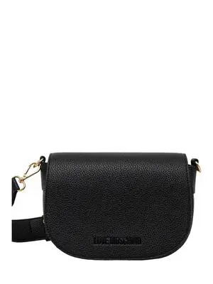 Moschino Mini Satchel With Logo Lettering - Black