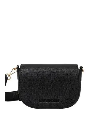 Moschino Mini Satchel With Logo Lettering - Black