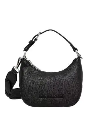 Moschino Mini Handheld Bag With Detachable Shoulder Strap - Black