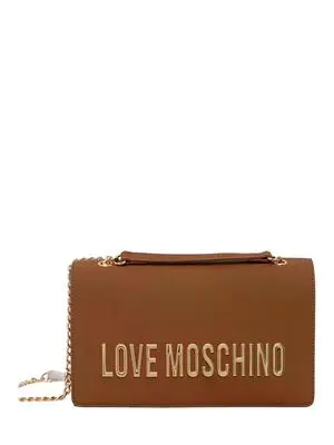 Moschino Chain-strap Crossbody Bag - Brown
