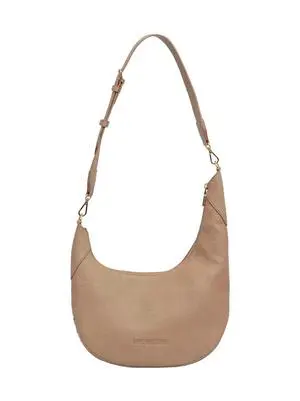 Moschino Grained Adjustable Shoulder Bag - Neutrals