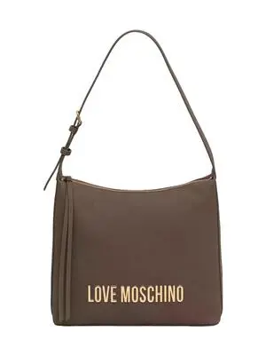 Moschino Logo-plaque Tote Bag - Brown