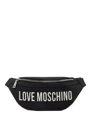 Moschino Mini Logo Belt Bag - Black