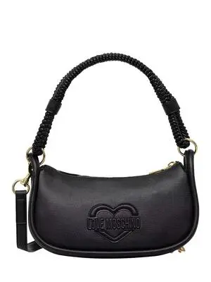 Moschino Braided-handle Tote Bag - Black