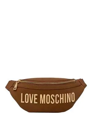 Moschino Logo Buckle Belt Bag - Brown