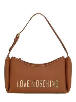 Moschino Logo-plaque Tote - Brown