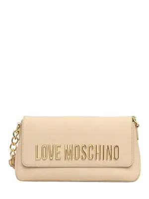 Moschino Logo-lettering Cross Body Bag - Neutrals