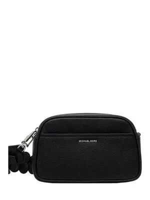 Michael Kors Leather Cross Body Bag - Black