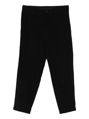 Yohji Yamamoto Buttoned Trousers - Black