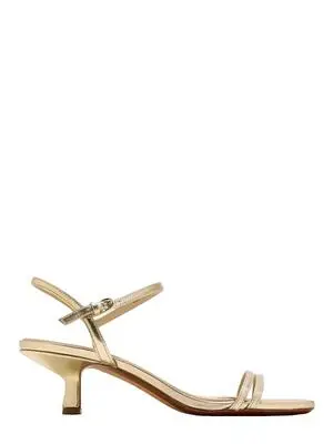 Vince Tilda Leather Sandals - Gold