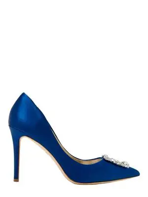 Badgley Mischka Cher Crystal-embellished Pumps - Blue