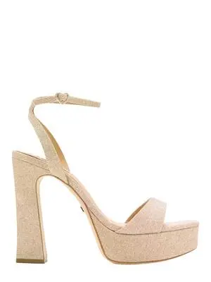 Badgley Mischka Caia Platform-sole Sandals - Neutrals