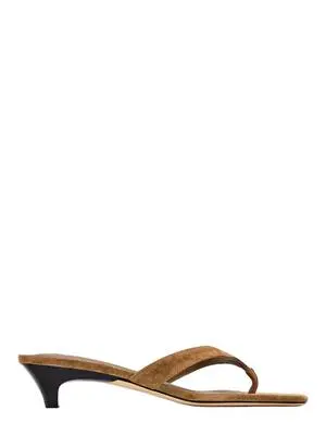 Vince San Juan Suede Sandals - Brown