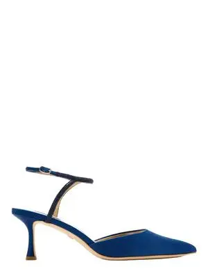 Badgley Mischka Crystal-embellished Pumps - Blue