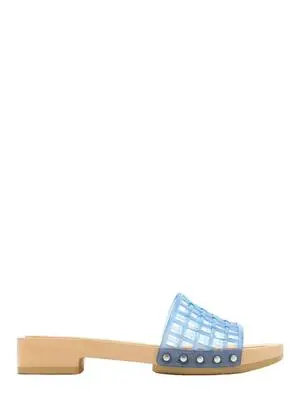 Vince Barbara Jelly Studded Sandals White