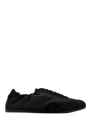 STAUD Joey Suede-Panelled Sneakers