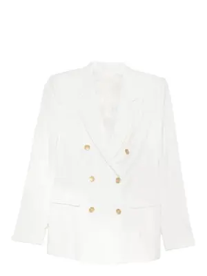 TAGLIATORE Double-Breasted V-Neck Blazer