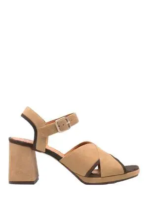 Chie Mihara Criss-cross Strap Sandals - Brown