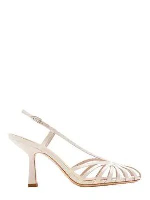 LOEFFLER RANDALL Alexandra Strappy Slingback Sandals - Neutrals
