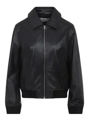 YVES SALOMON Zip-up Jacket - Black