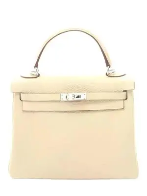 Hermès 2008 Kelly 25 Stitched Handbag - Neutrals