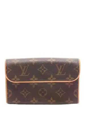 LOUIS VUITTON 2002 Pochette Florentine Belt Bag - Brown