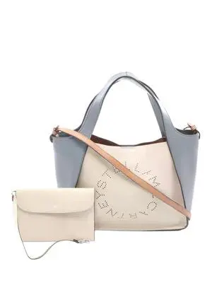 Stella McCartney 2000s Logo Handbag Tote Bag - Neutrals