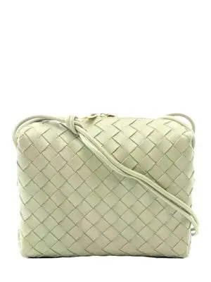 Bottega Veneta 2010s Small Intrecciato Camera Bag - Green