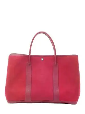 Hermès 2005 Mm Garden Party Tote Bag - Red