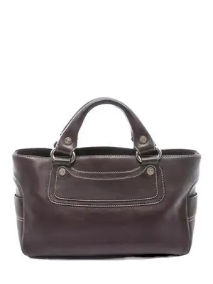 Celine 2000s Boogie Top Handle Handbag - Brown