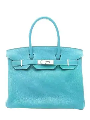 Hermès 2014 Birkin 30 Handbag - Blue