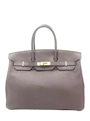 Hermès 2015 35 Birkin Tote Bag - Grey