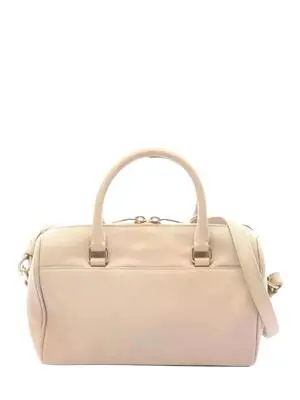 Saint Laurent 2000s Baby Duffle Leather Handbag - Neutrals