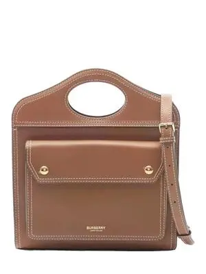 Burberry 2010s Mini Pocket Handbag - Brown