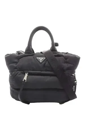 Prada 2010s Quilted Tote Bag - Black