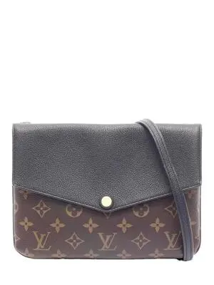 LOUIS VUITTON 2016 Twice Monogram Shoulder Bag - Brown